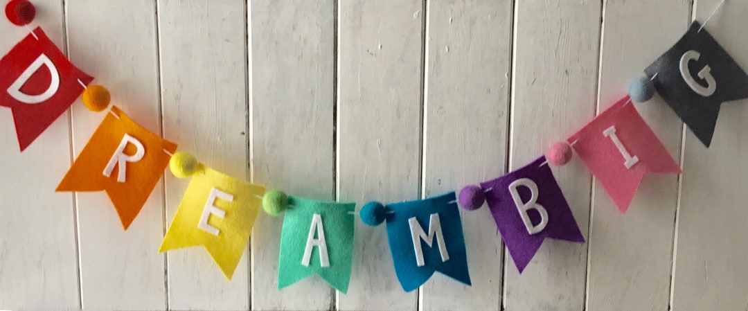 Dream Big Banner/inspirational Decor/classroom Banner - Etsy
