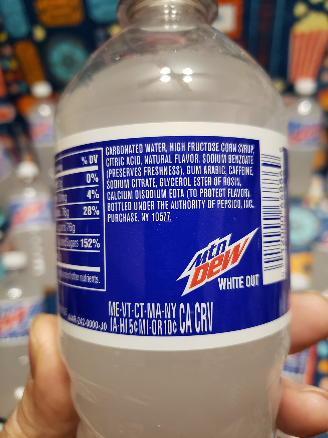 Mountain Dew Mtn. Dew White Out 20 Oz. Bottle - Etsy