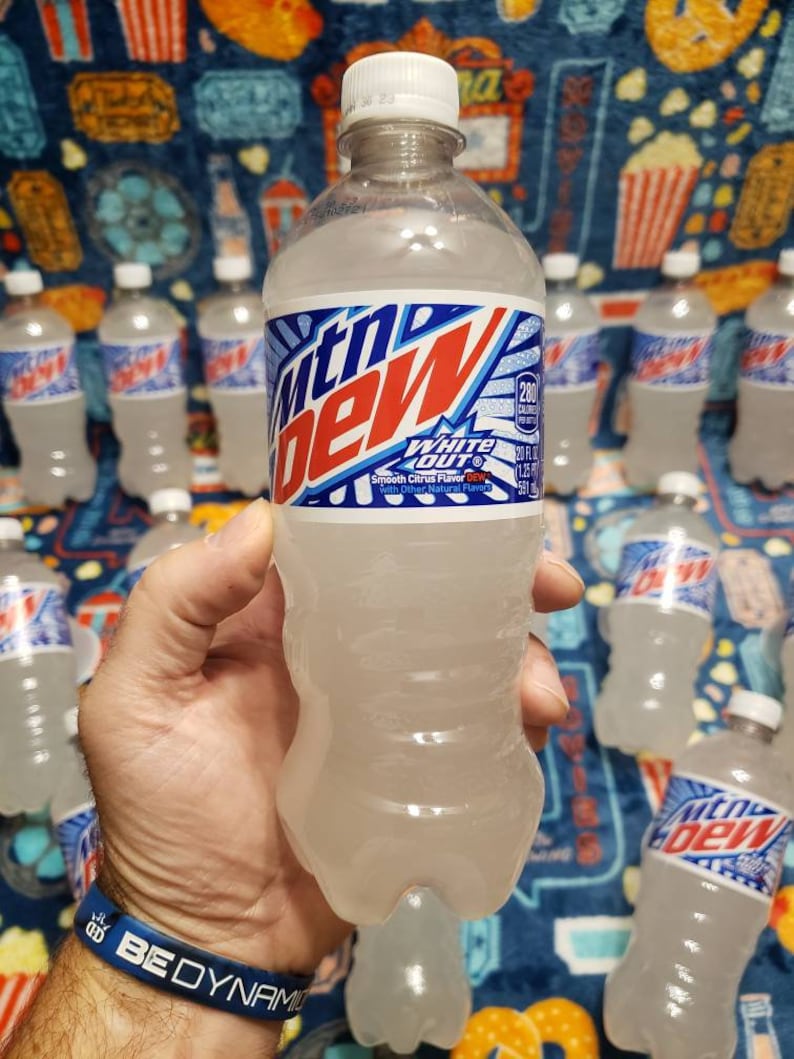 Mountain Dew Mtn. Dew White Out 20 Oz. Bottle - Etsy