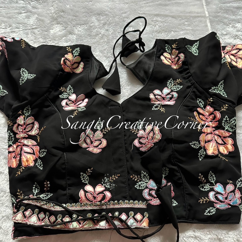 Cutwork Silk Blouse - Etsy