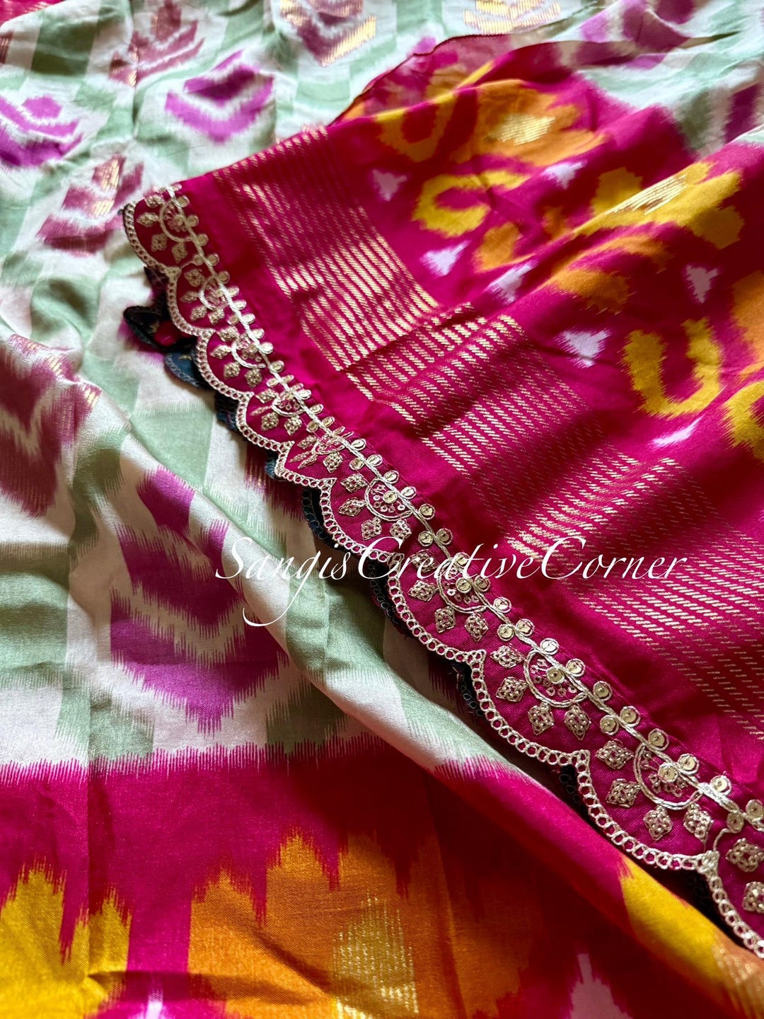 Munga Silk Moonga Silk handdone Muga Silk handcrafted Silknatural ...