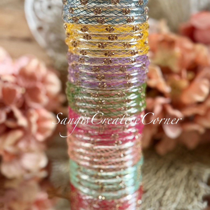 Glass Bangles - Etsy