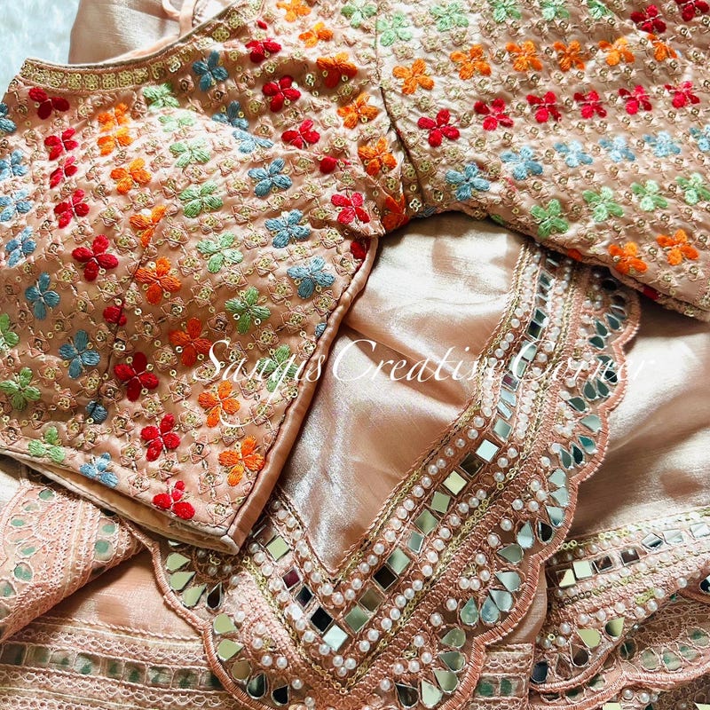 Mirror Work Fabric - Etsy