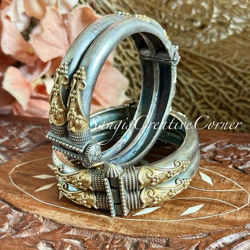 Oxidized Bangles - Etsy