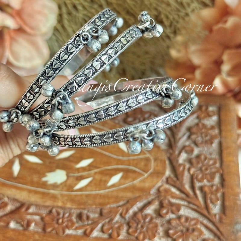 Oxidized Bangles - Etsy