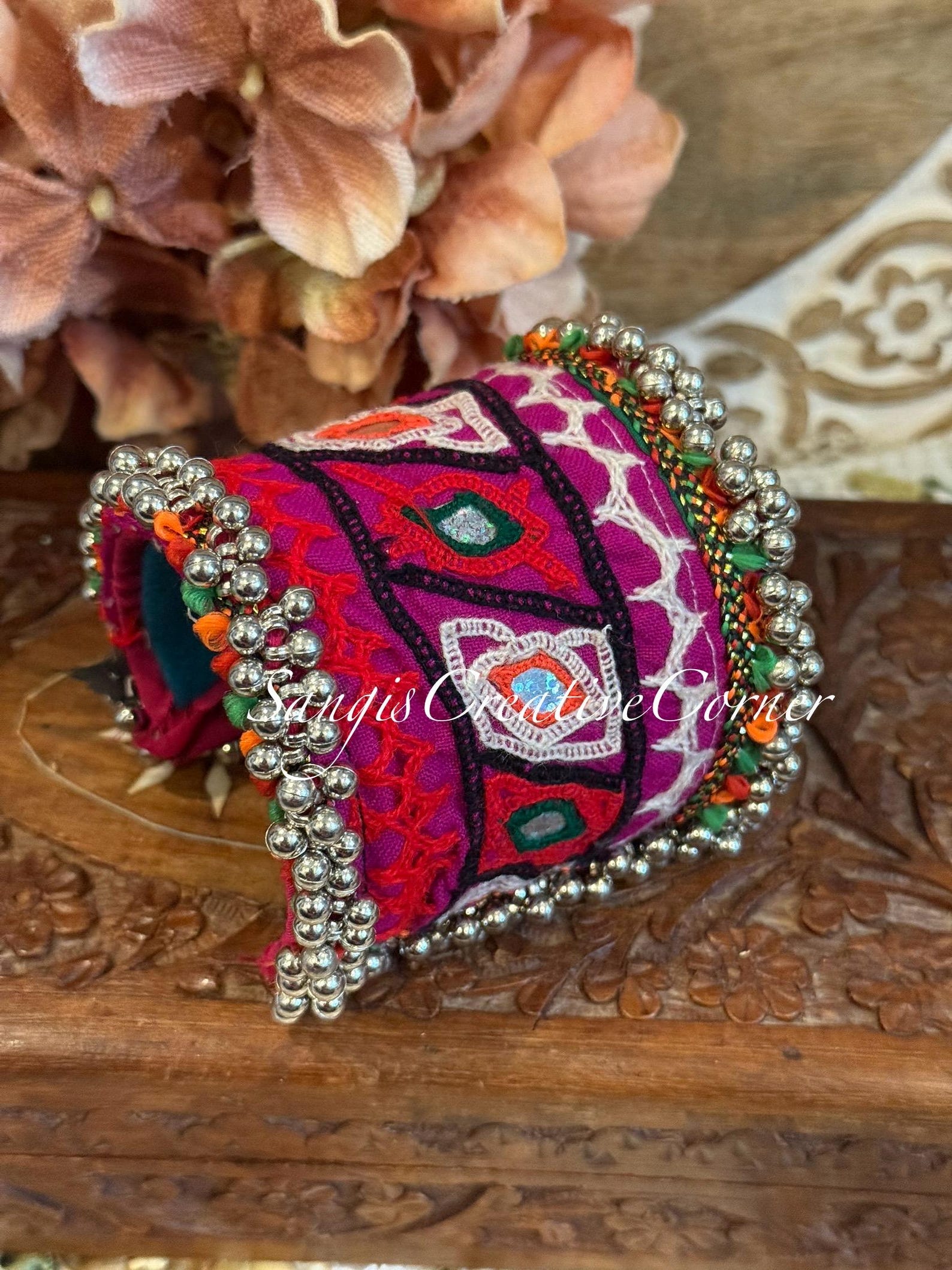 Kachchh Kada | Handembroidered | Fabric| Fusion|oxidized| Handmade ...
