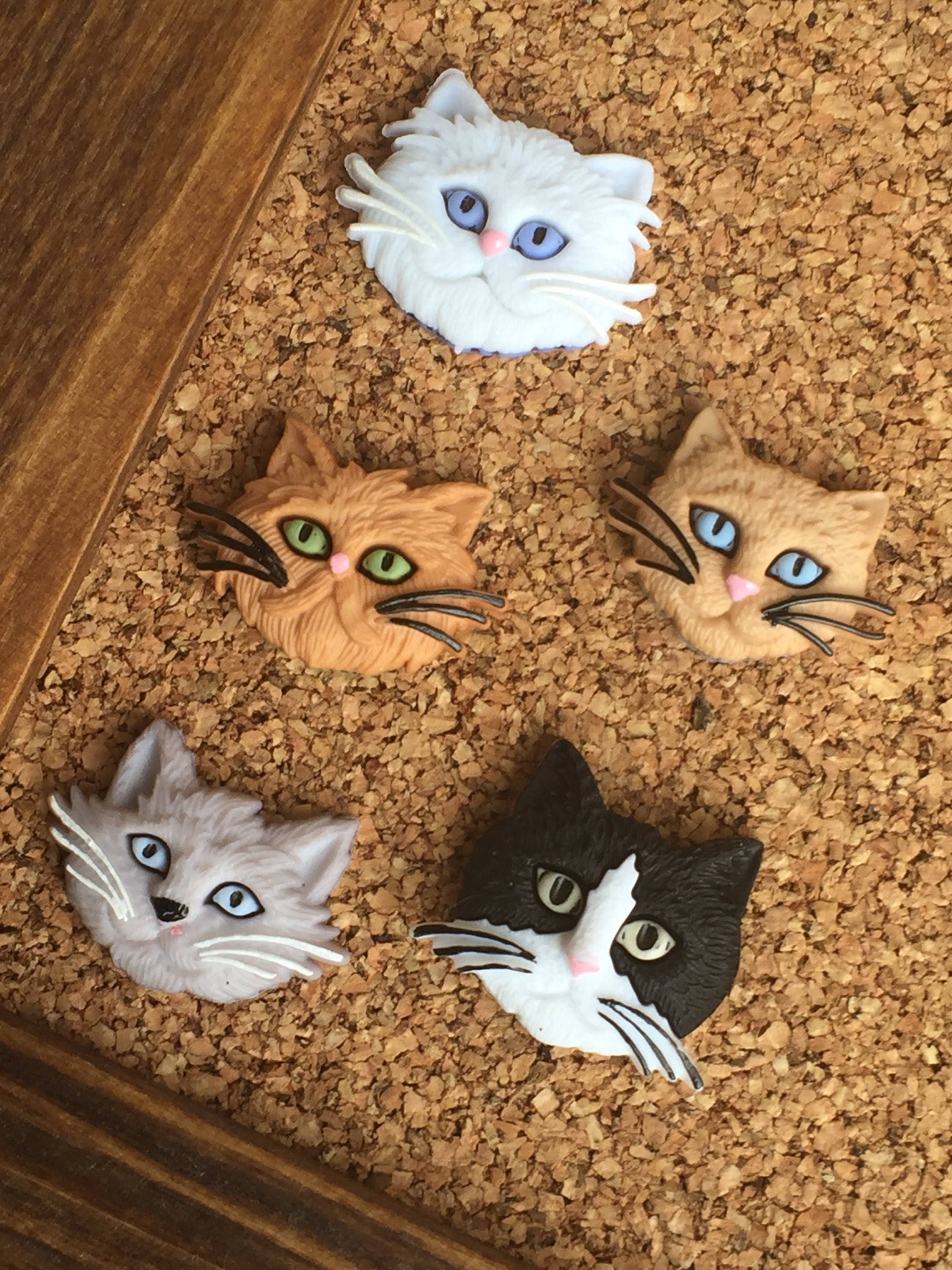 Cat Thumb Tacks,kitten Decor,cat Lover Decor,thumbtacks,crazy Cat Lady ...