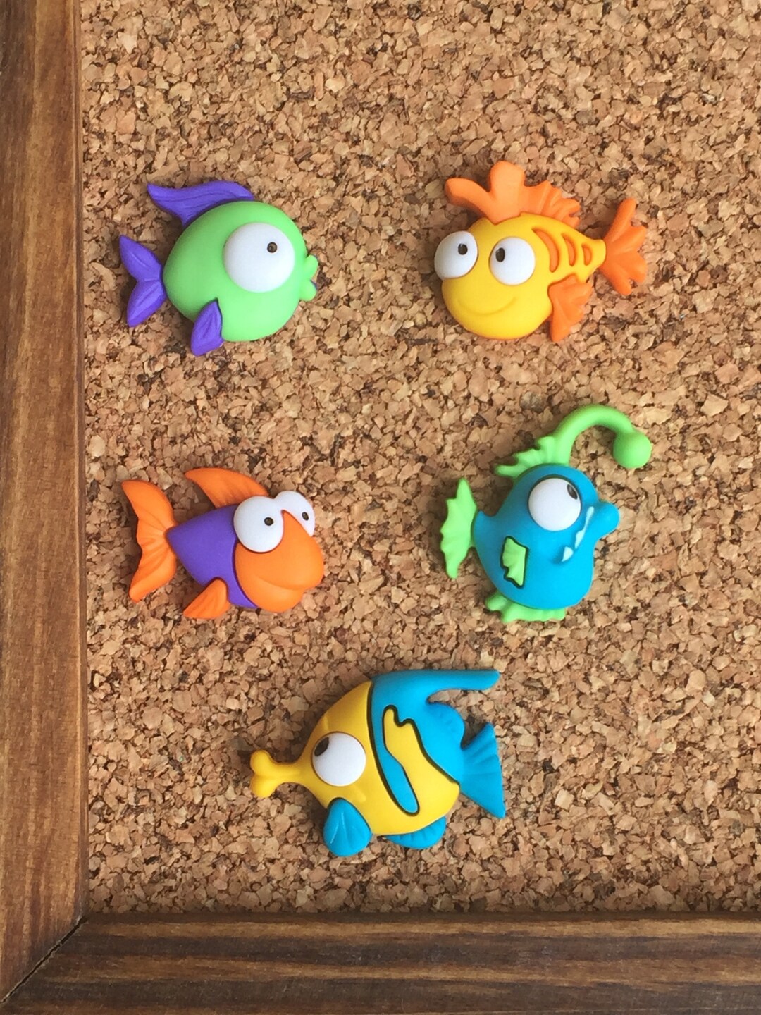 Fish Push Pins,fish Lover Gifts,thumbtacks,auquatic Gifts,fish ...