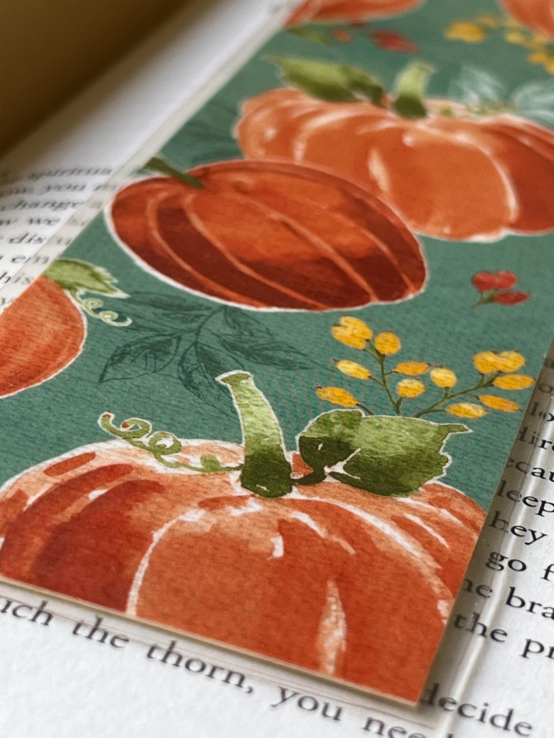 Fall Bookmark,ideas,gift for Gardener,autumn Equinox,gift for Work ...