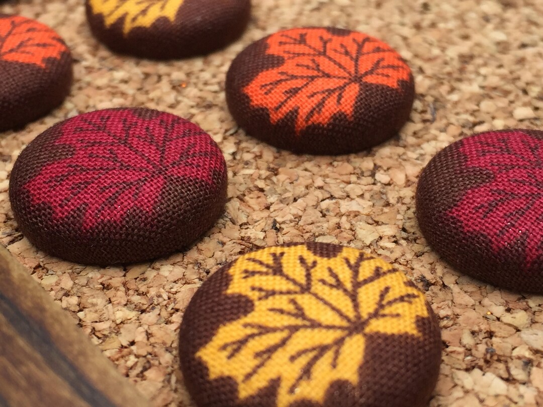 Fall Push Pins,thumb Tacks,autumn Decor,leaf Decor,pushpins,thumbtacks ...