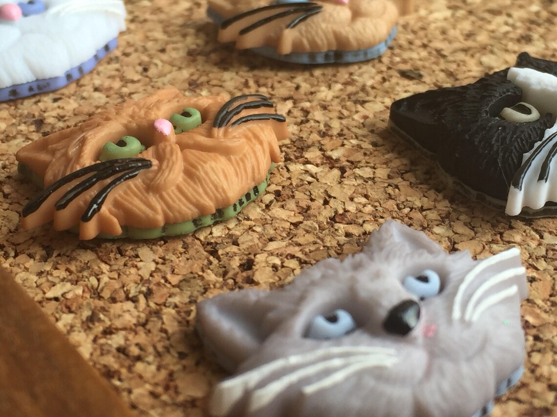 Cat Thumb Tacks,kitten Decor,cat Lover Decor,thumbtacks,crazy Cat Lady ...