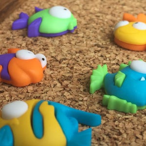 Fish Push Pins,fish Lover Gifts,thumbtacks,auquatic Gifts,fish ...