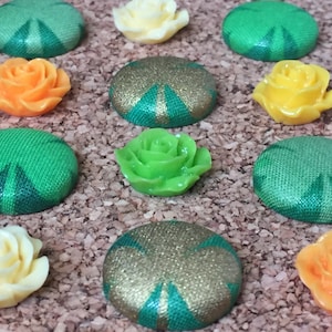 Shamrock Thumb Tacks,four Leaf Clover Pushpins,st Patricks Day Gift ...