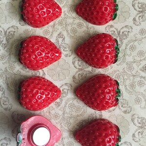 Strawberry Magnets,cute Magnets Food,fruit Magnets,food Magnets,small ...
