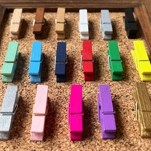 Clothespin Push Pins,college Dorm Decorations,classroom Organization ...