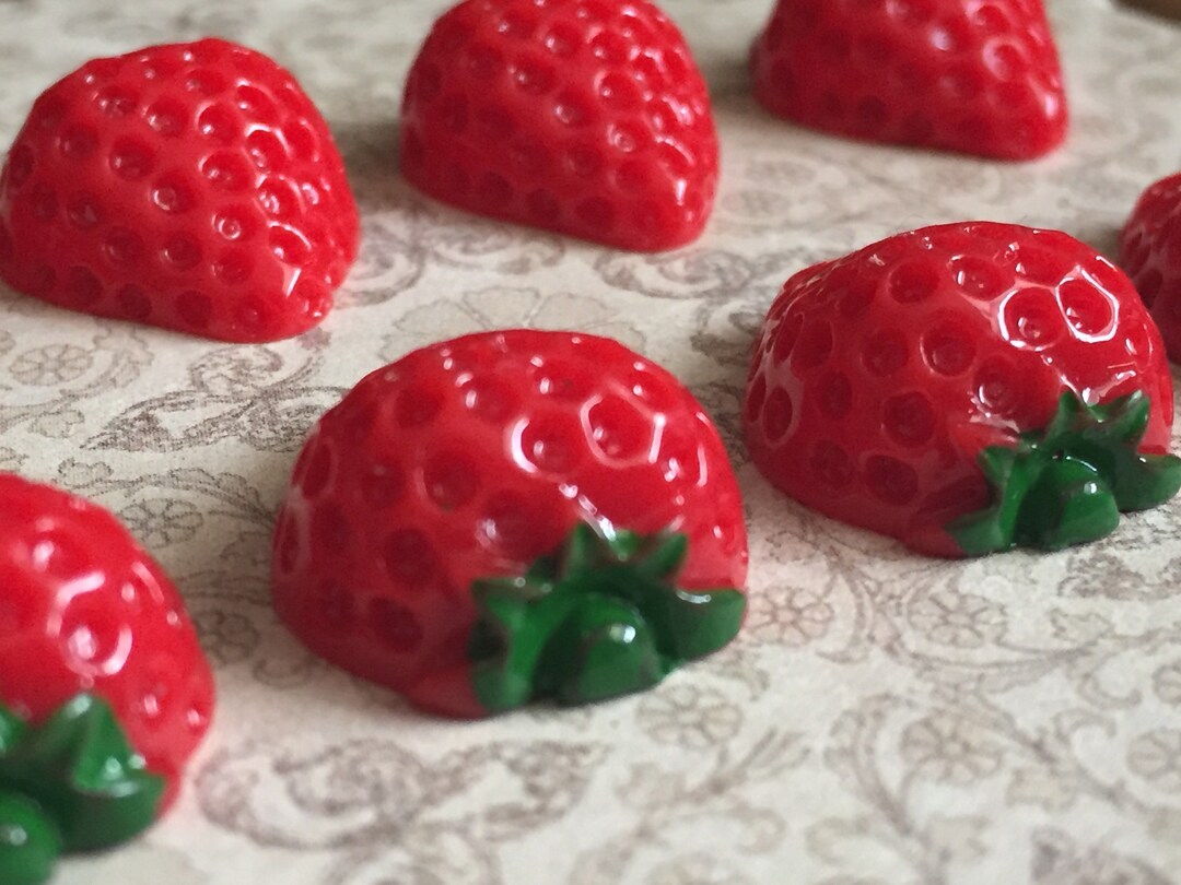 Strawberry Magnets,cute Magnets Food,fruit Magnets,food Magnets,small ...