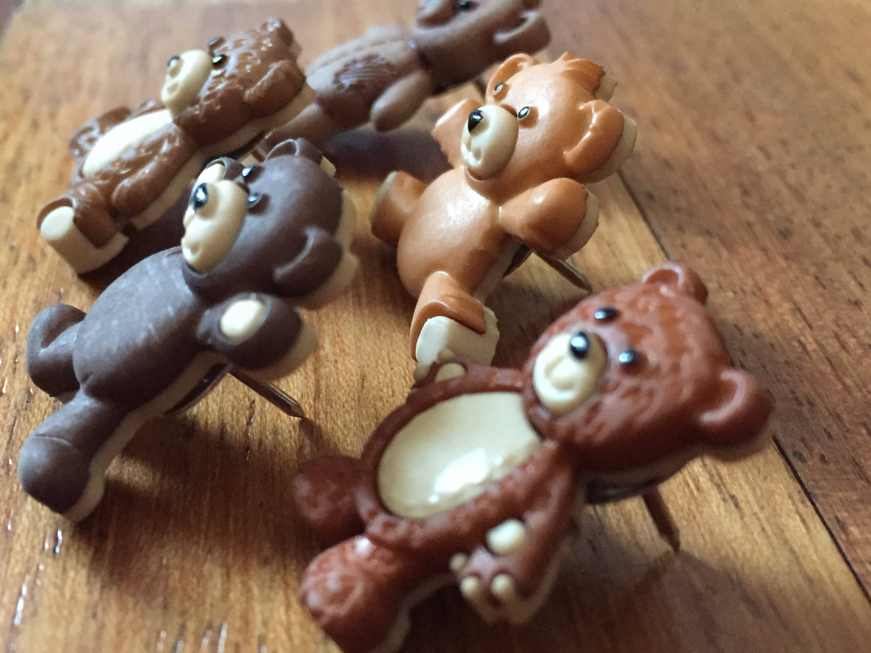 Teddy Bear ThumbtacksTeddy Bear GiftStuffed Animal Push | Etsy