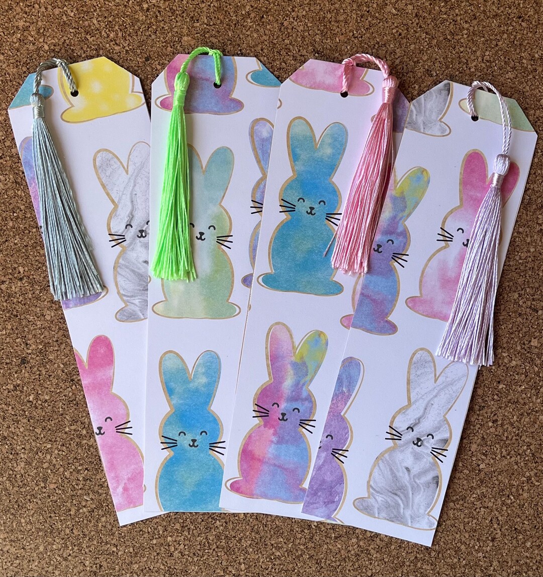 Happy Easter Bunny Bookmark,easter Basket Gifts for Kids,easter Rabbit ...