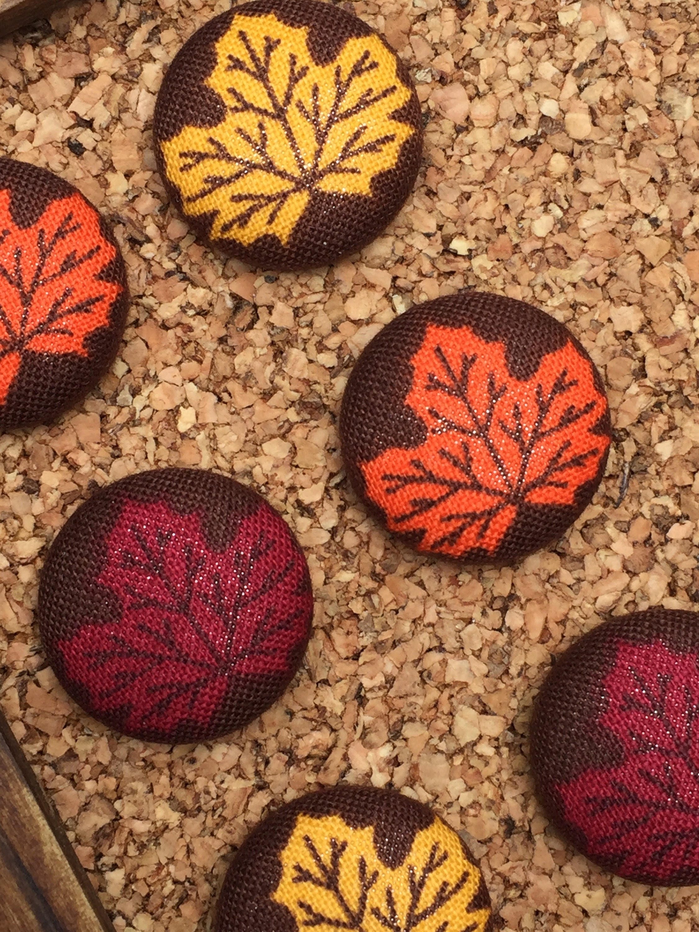 Fall Push Pins,thumb Tacks,autumn Decor,leaf Decor,pushpins,thumbtacks ...