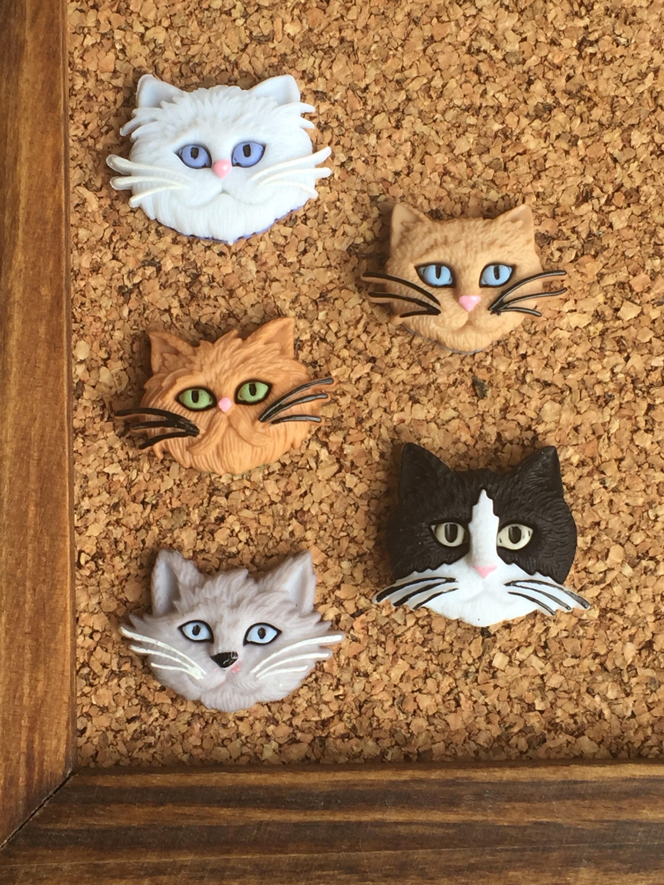 Cat Thumb Tacks,kitten Decor,cat Lover Decor,thumbtacks,crazy Cat Lady ...