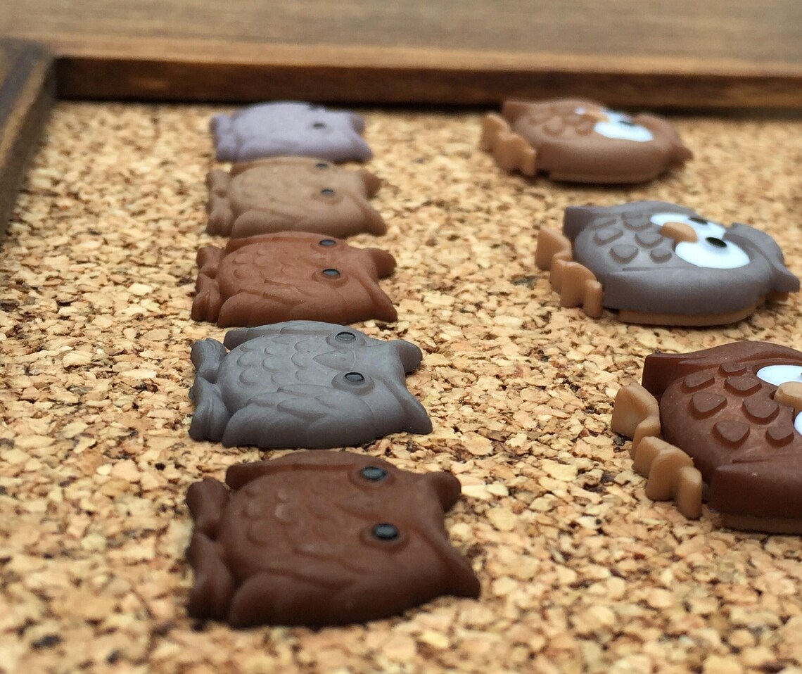 Owl Thumb Tacks,pushpins,owl Gifts for Women,owl Gift Teacher,owl Decor ...