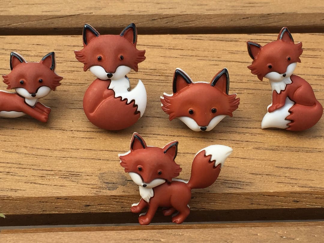 Fox Thumbtacks,pushpins,fox Decorations,fox Lover Gift,thumb Tacks,fox ...