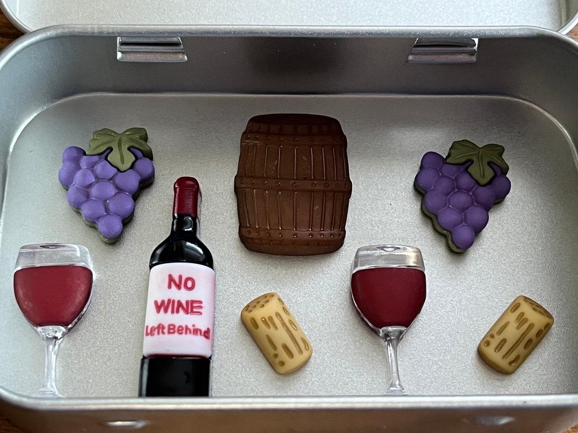 Wine Magnets,wine Glass Magnet Set,red Wine Lover Gift for Women,wine ...