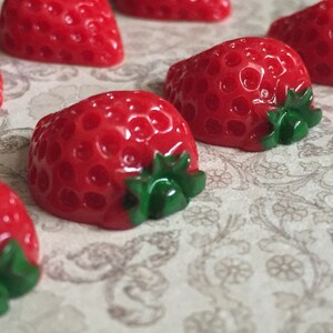 Strawberry Magnets,cute Magnets Food,fruit Magnets,food Magnets,small ...