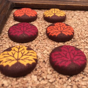 Fall Push Pins,thumb Tacks,autumn Decor,leaf Decor,pushpins,thumbtacks ...