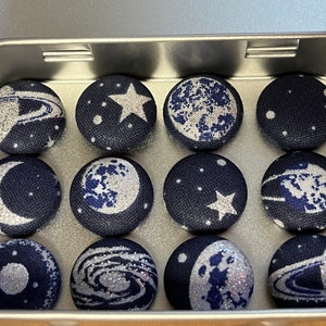 Outer Space Magnets,planet Gift,moon,universe Decor,north Star Magnet ...