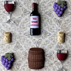 Wine Magnets,wine Glass Magnet Set,red Wine Lover Gift for Women,wine ...