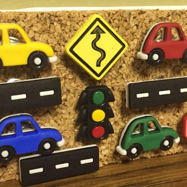 Push Pins Car - Etsy