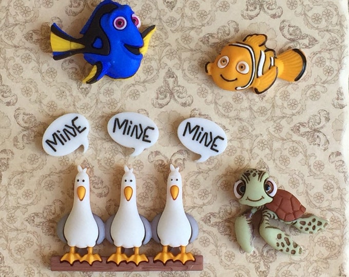 Finding Nemo Magnets,sea Lover Gift,kids Magnets,ocean Gifts,sea Life ...
