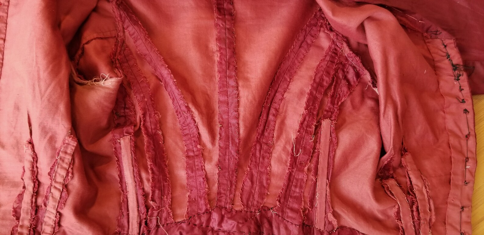 1900s Red Silk Jacket and Skirt / Antique Edwardian Set - Etsy Canada