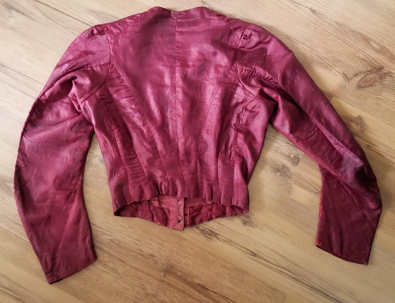 1900s Red Silk Jacket and Skirt / Antique Edwardian Set - Etsy Canada