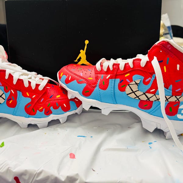 Youth Custom Cleats - Etsy