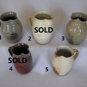 Pitchers- 6" Tall Assorted Colors and Shapes, Group D - Etsy