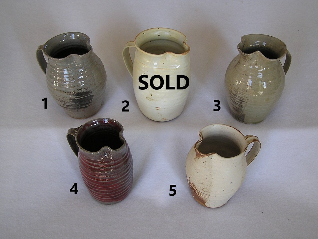 Pitchers 6 Tall Assorted Colors and Shapes Group D - Etsy