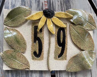 Clay Address Plaque - Etsy