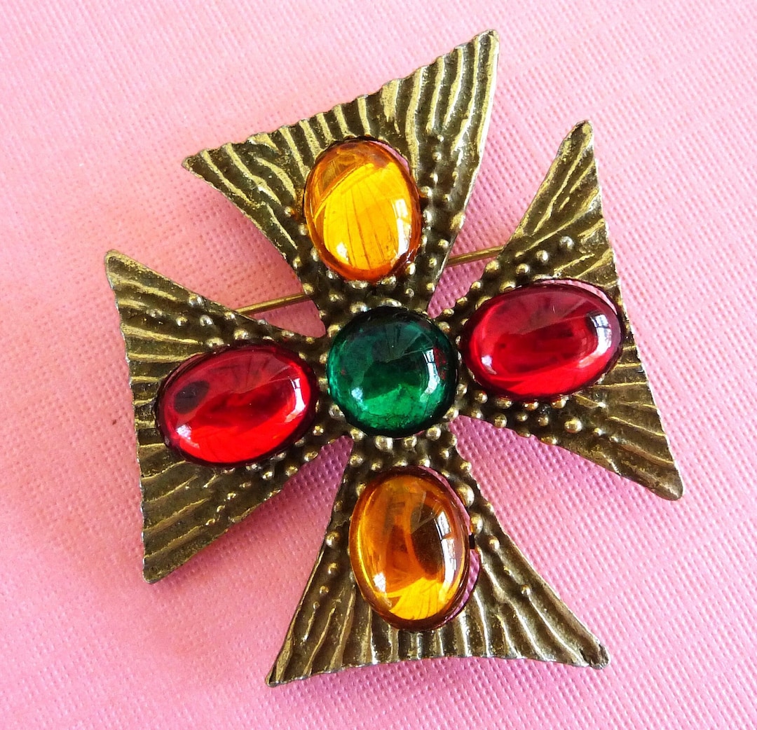 Colorful Classic Sweater Pin Brooch - Etsy