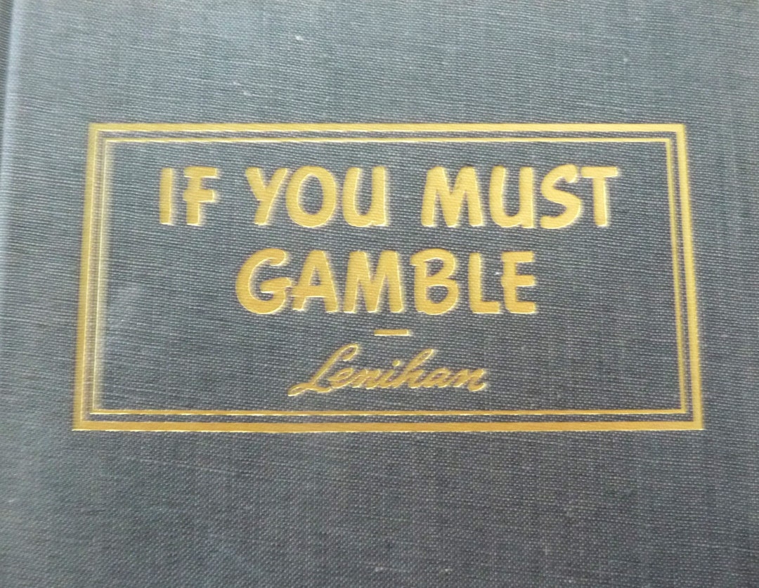 If You Must Gamble 1946 Vintage & Collectible Book - Etsy
