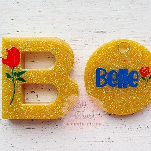 Matching Dog Tags and Keychain | Custom Dog Tag | Resin Dog Tag ...