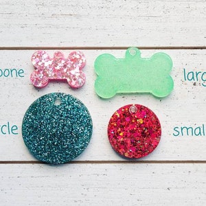 Matching Dog Tags and Keychain | Custom Dog Tag | Resin Dog Tag ...