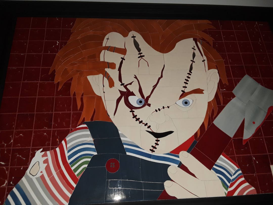 Chucky Doll Framed Mosaic Tile Art Piece - Etsy