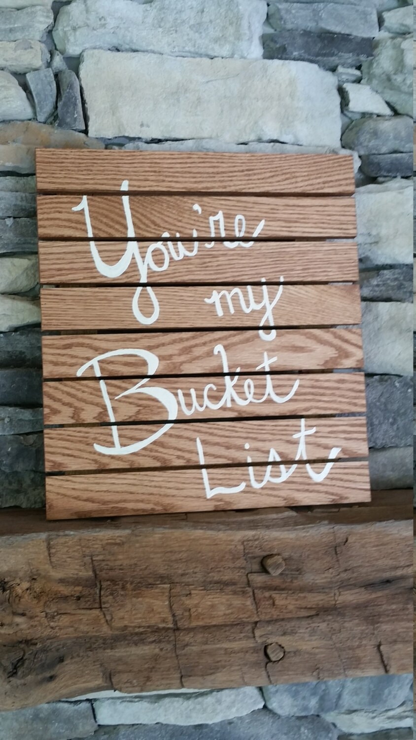 You're My Bucket List Sign Wood Sign Nursery Decor Master Bedroom Decor ...