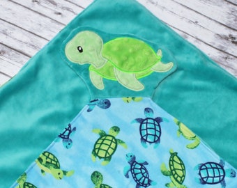 Turtle Baby Blanket | Etsy