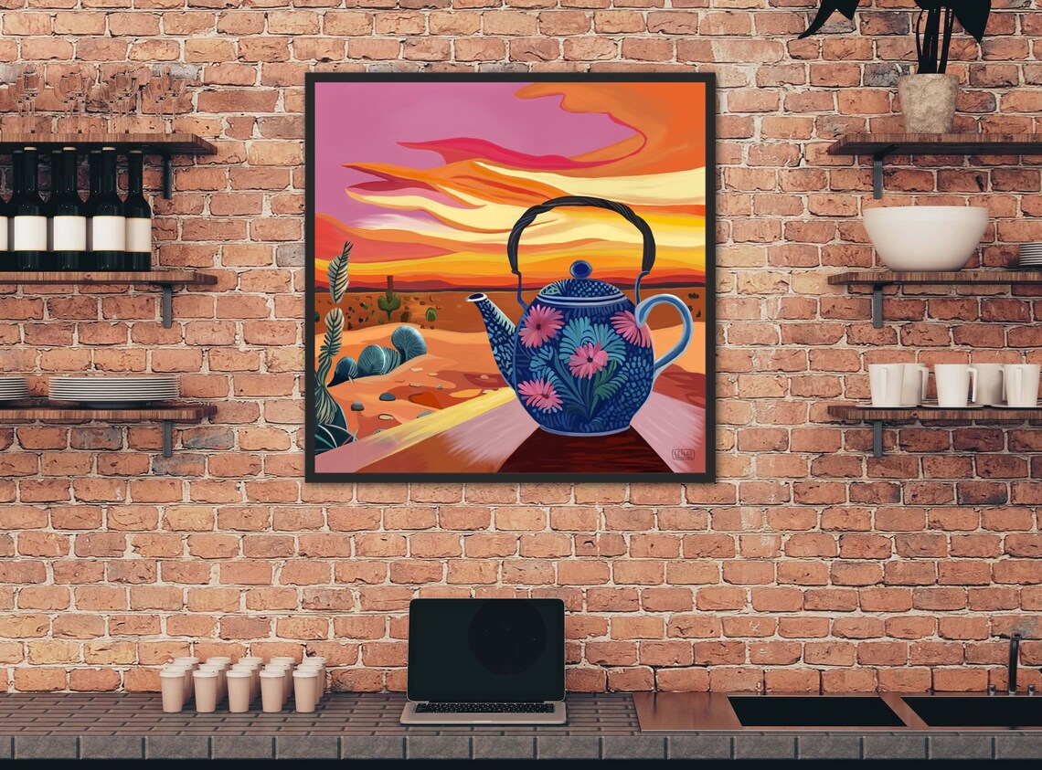 Colourful Outback Room Art Print Wall Art Illustration - Etsy
