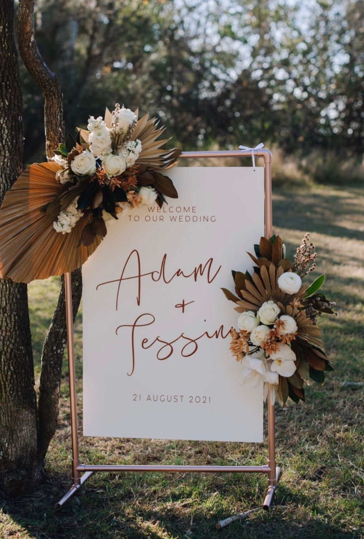 Sophie Style Timber Wedding Welcome Sign - Etsy Australia