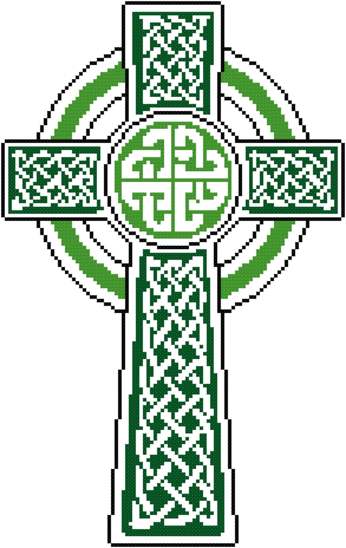 PDF 'celtic Cross' Cross Stitch Pattern - Etsy