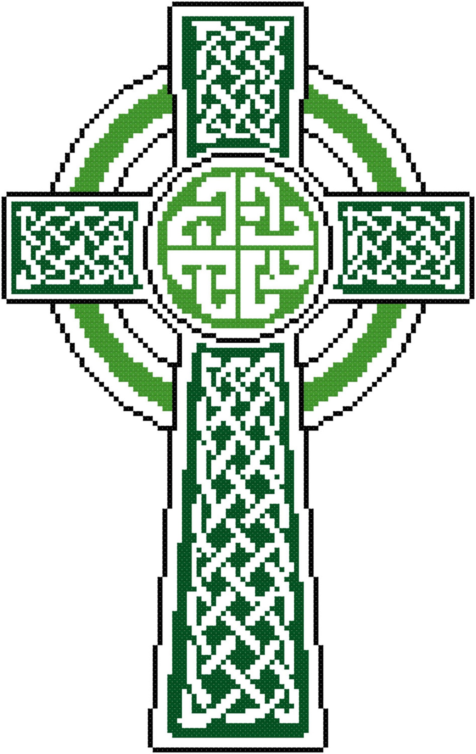 PDF 'celtic Cross' Cross Stitch Pattern - Etsy
